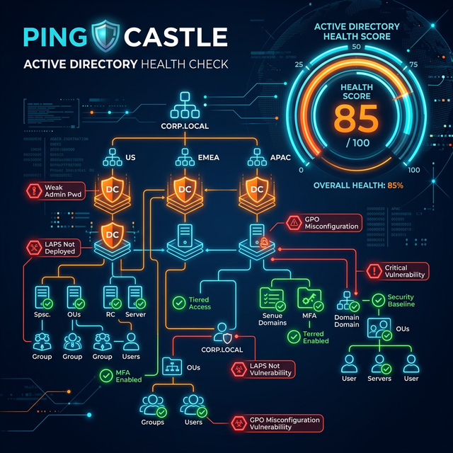 Score Your Active Directory Security with Ping Castle — Free AD Test ...